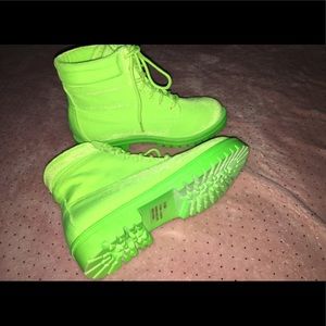Shoes | New Lime Green Boots | Poshmark